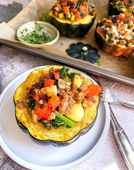 Stuffed Acorn Squash | Diamond Crystal® Salt Co.