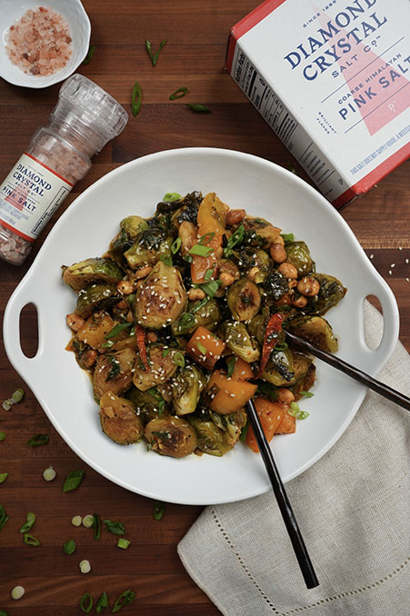 Kung Pao Brussels Sprouts | Diamond Crystal® Salt Co.