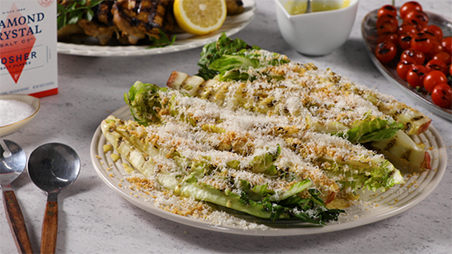 Grilled Caesar Salad | Diamond Crystal® Salt Co.
