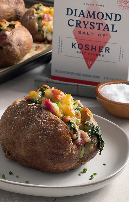 Loaded Twice Baked Potato | Diamond Crystal® Salt Co.