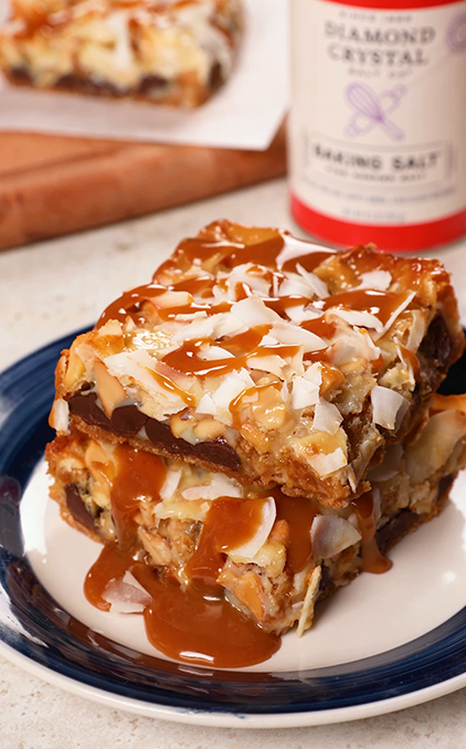 Salted Caramel 7 Layer Bars | Diamond Crystal® Salt Co.