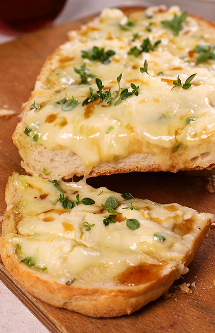 Whipped Brie Garlic Bread | Diamond Crystal® Salt Co.