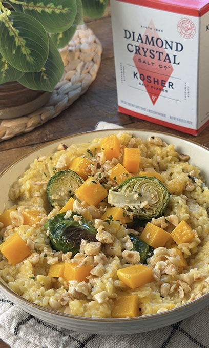 Butternut Squash Orzo Risotto | Diamond Crystal® Salt Co.