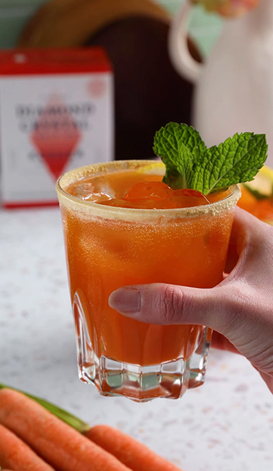 Salted Ginger and Carrot Mocktail | Diamond Crystal® Salt Co.