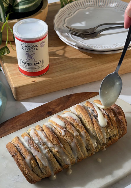 Lemon Poppyseed Pull Apart Biscuit Loaf | Diamond Crystal® Salt Co.