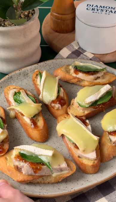 Roasted Dijon Chicken & Brie Bites | Diamond Crystal® Salt Co.